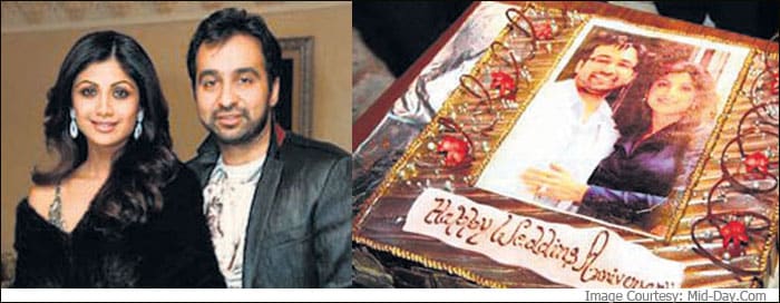 Shilpa, Raj's Anniversary Bash