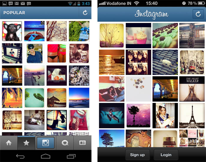 Instagram debuts on Android (Images) | Gadgets 360