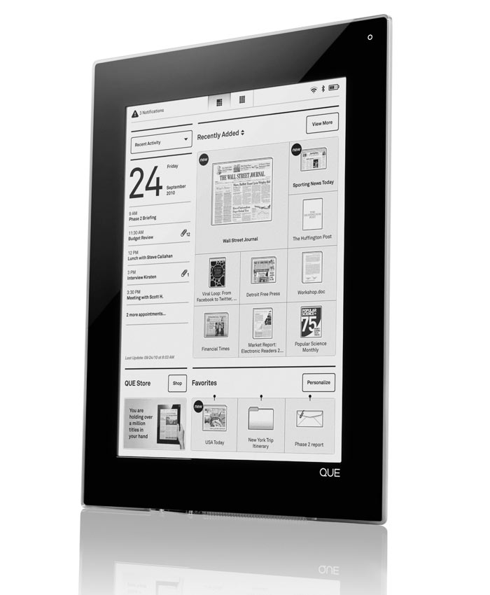 Plastic Logic's QUE e-reader (Images) | Gadgets 360