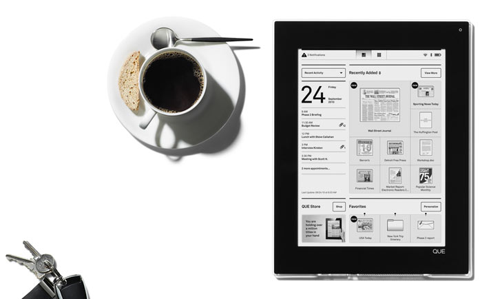 Plastic Logic's QUE e-reader (Images) | Gadgets 360