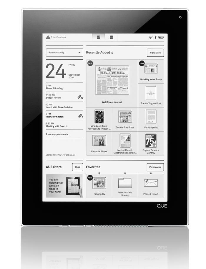 Plastic Logic's QUE e-reader (Images) | Gadgets 360