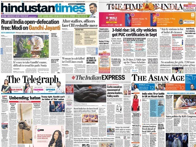 Pm Modi Declares Rural India Open Defecation Free And Other Big Stories