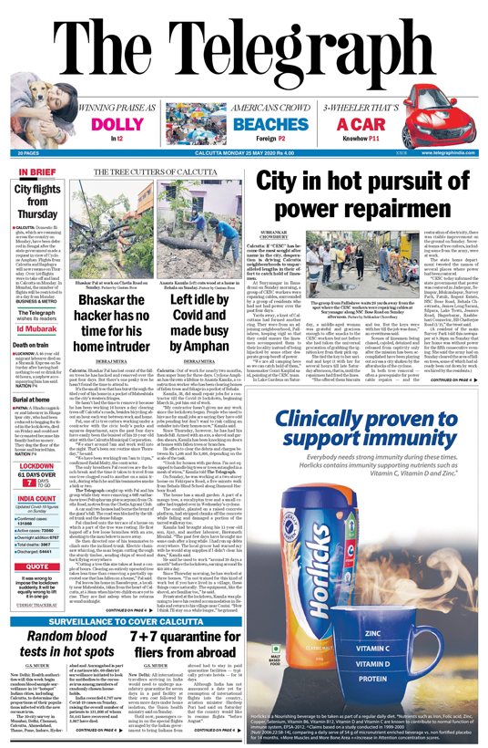 Newspaper Headlines: Domestic Flights Resume With Confusion At Airports ...