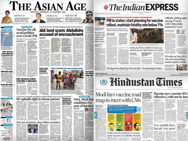 Newspaper Headlines: Prime Minister Narendra Modi Asks States To ...