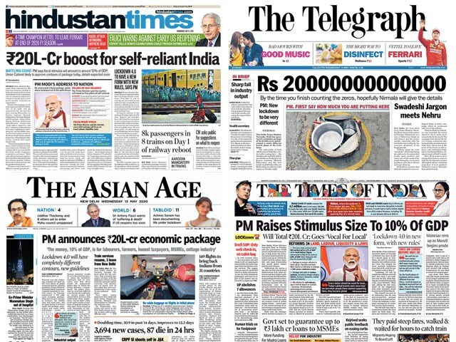 PM Modi Announces 20 Lakh Crore Stimulus Package For Self-Radiant India ...