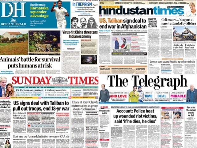 US-Taliban Sign Historic Deal To End 18-Year War, Other Top Stories