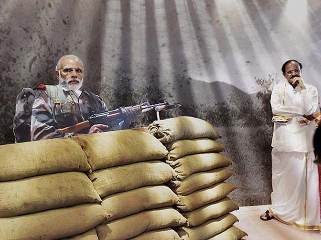 PM Modi's 65th Birthday at a War Exhibition