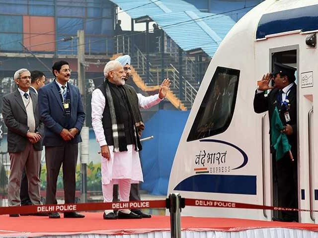 PM Modi Flags Off Vande Bharat Express, India's Fastest Train: Photos