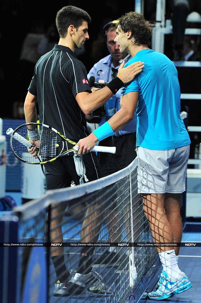 Djokovic crushes Nadal to win ATP finals | Photo Gallery Djokovic crushes Nadal to win ATP finals | Photo Gallery