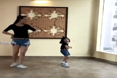 Little Girl Dancing To Bom Diggy Diggy Is Too Cute. Instagram Hearts Her