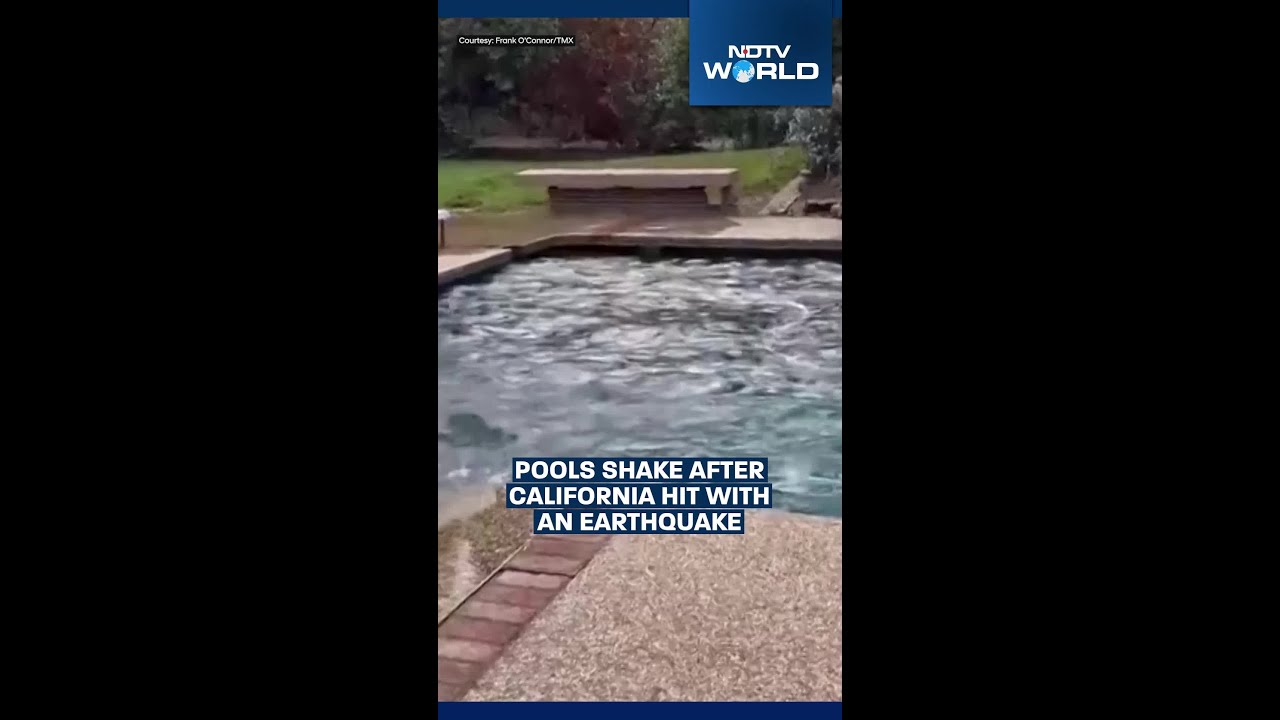 California Earthquake: Video Captures Pools Shaking After Earthquake ...