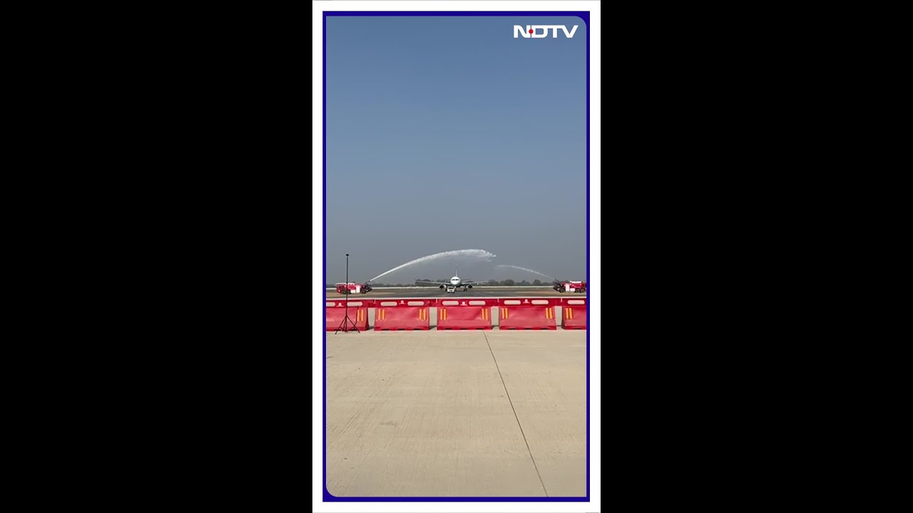 First Test Flight Lands At Noida Airport, Minister Calls It "Great ...