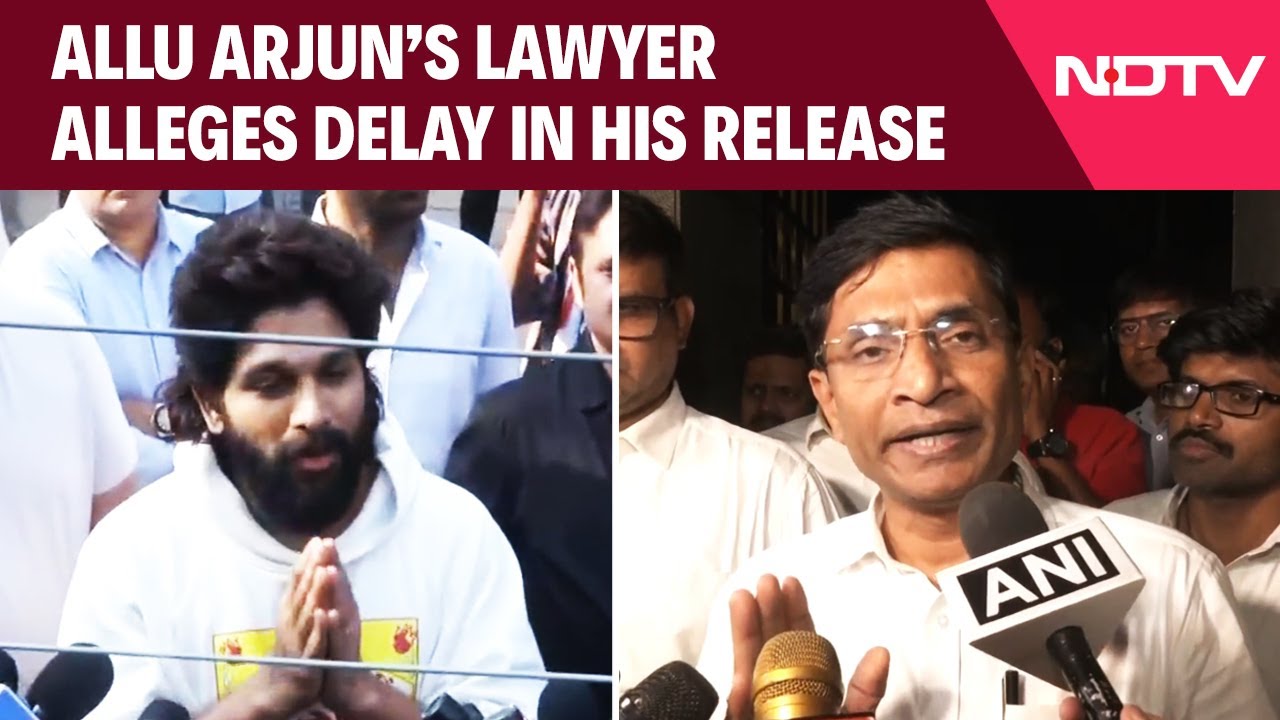 Allu Arjun's Lawyer Alleges Delay In Release Despite High Court Order