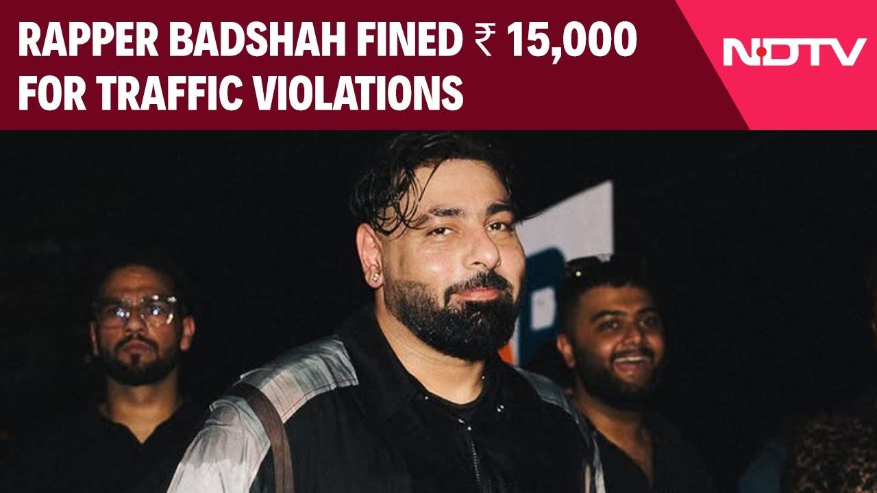 Rapper Badshah Fined ₹ 15,000 For Rash Driving, Playing Loud Music Inside Car