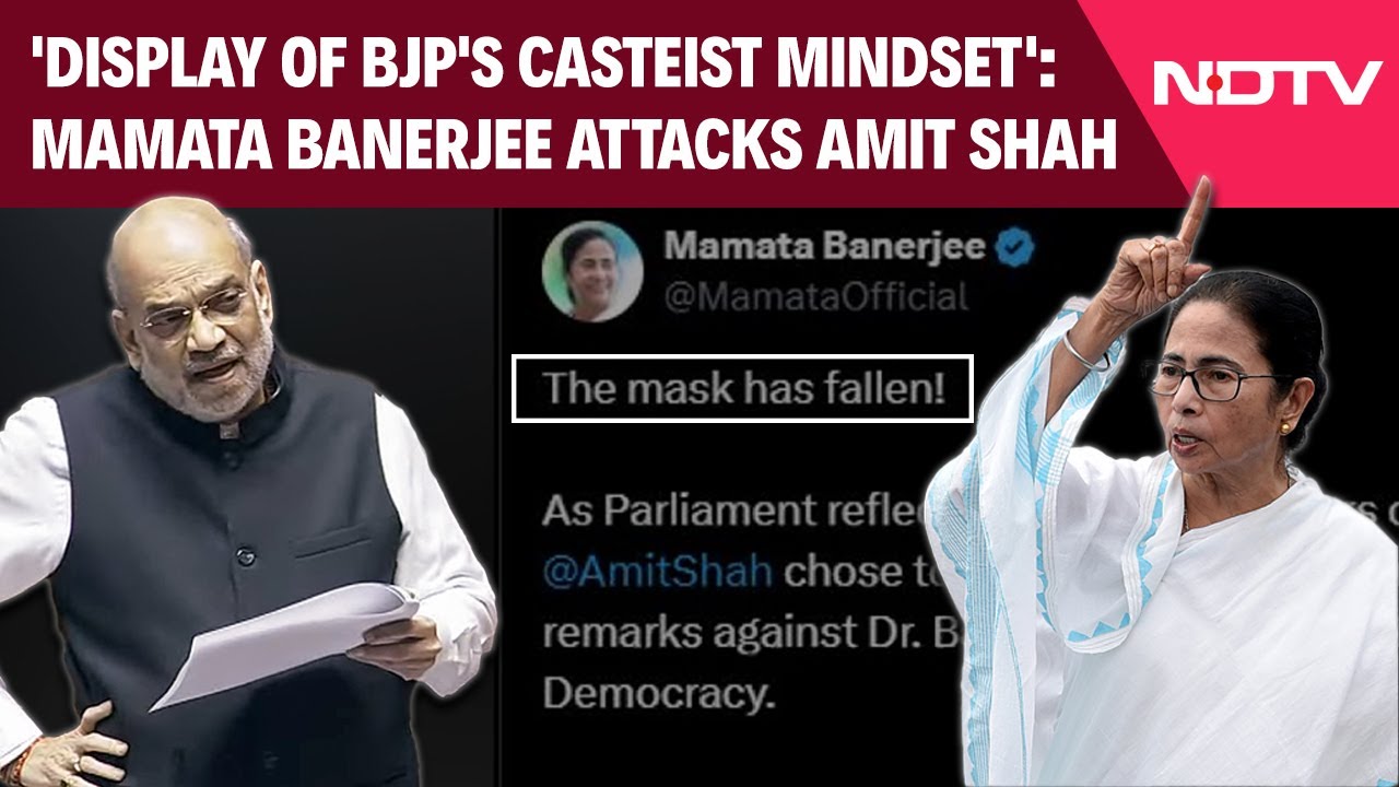 'Display Of BJP's Casteist Mindset': Mamata Banerjee Attacks Amit Shah