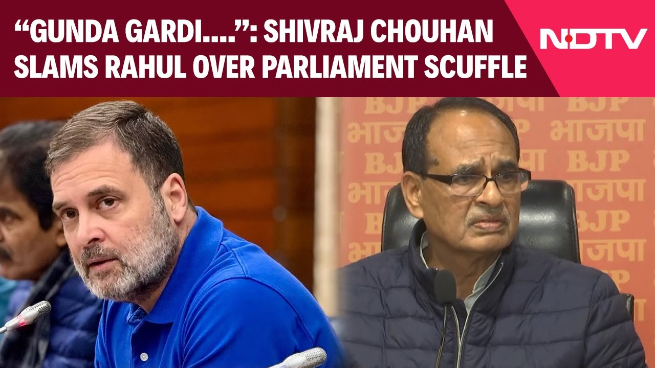 Shivraj Singh Chouhan Slams Rahul Gandhi Over Parliament Scuffle