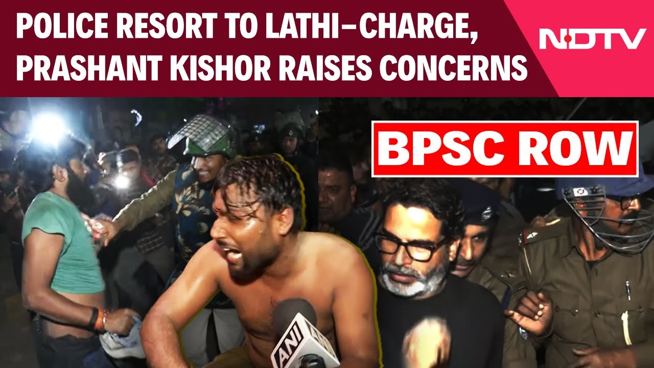 Police Resort To Lathi Charge, Prashant Kishor Raises Concern