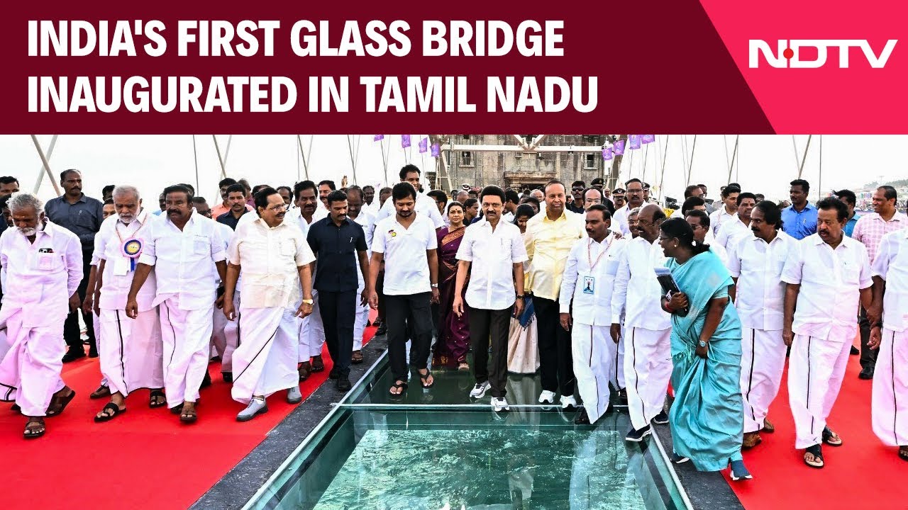 India's First Glass Bridge Inaugurated In Tamil Nadu