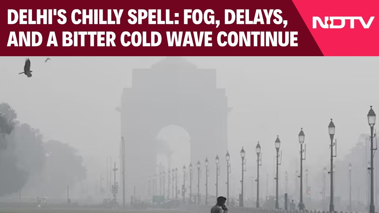 Delhi Temperature | Cold Wave Grips Delhi: Dense Fog Disrupts Travel, Temperatures To Drop Further
