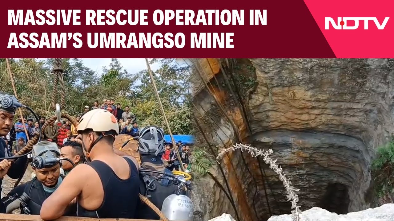 Assam Coal Mine | Rescue Operation Underway After Miners Trapped In ...