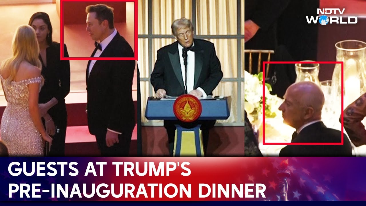 Musk And Bezos Among Guests At Trump's Pre-inauguration Dinner