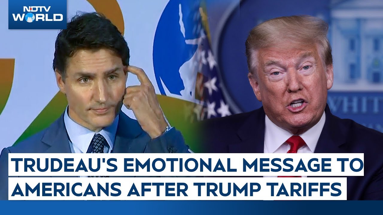 US Canada Tariff | "We Fought, Died With You": Canadian PM Trudeau's Emotional Message To Americans