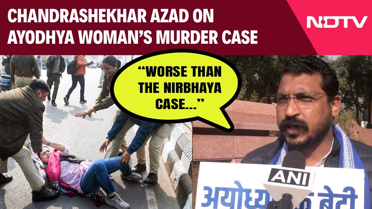 MP Chandrashekhar Azad Protests Over Ayodhya Rape Case