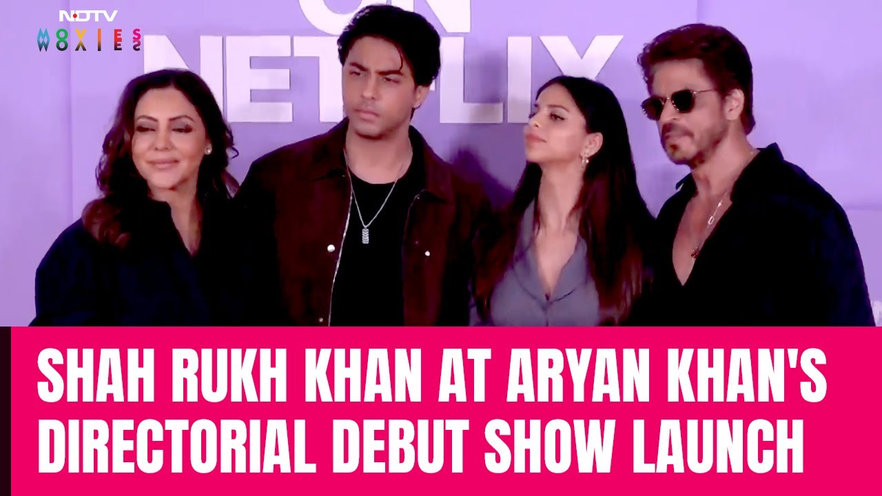 Aryan Khan Debut | Shah Rukh Khan Joins Son Aryan Khan At Promotion Of 'The Ba***ds Of Bollywood’