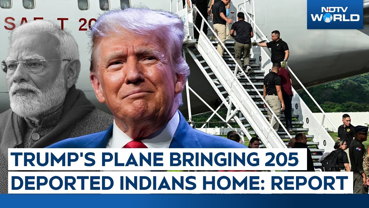 Indians Deported From US | US Plane Bringing 205 Deported Indians Home ...