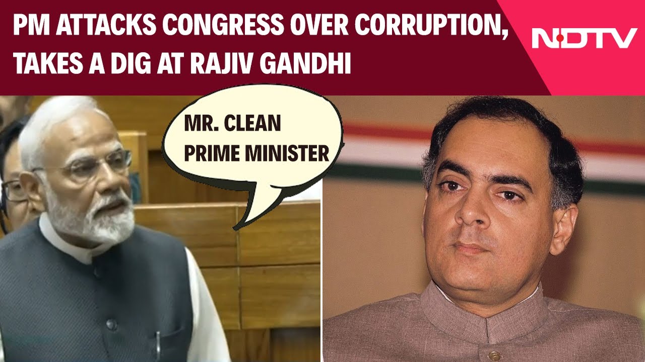 PM Modi Speech Parliament | PM Attacks Congress Over Corruption, Takes ...