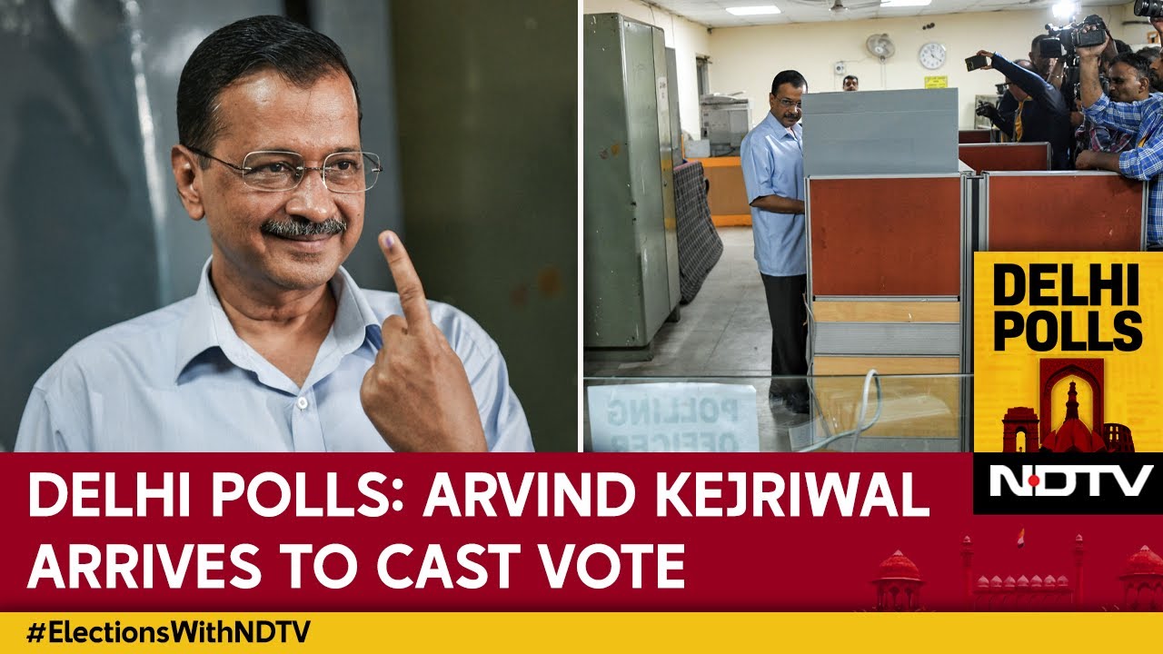 Delhi Polls: Arvind Kejriwal With Mother, Father In Wheelchair Cast Vote