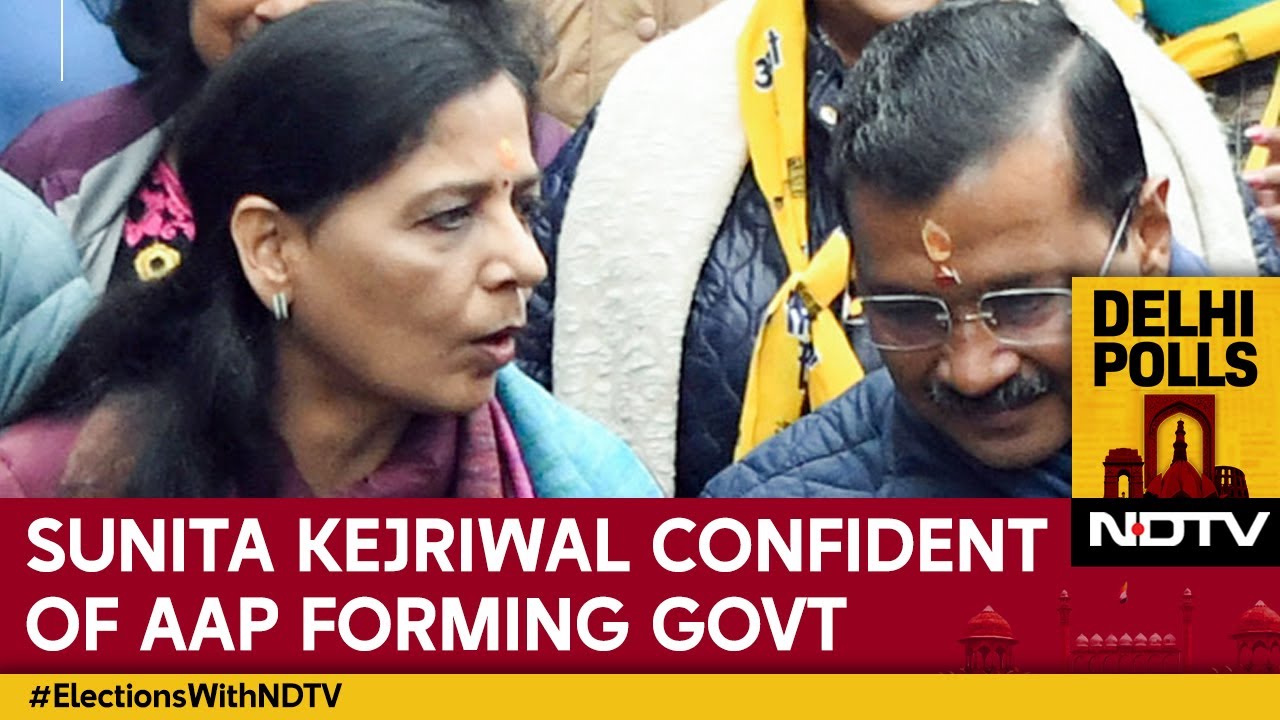'Delhi People Are Intelligent': Sunita Kejriwal Confident Of AAP Forming Govt