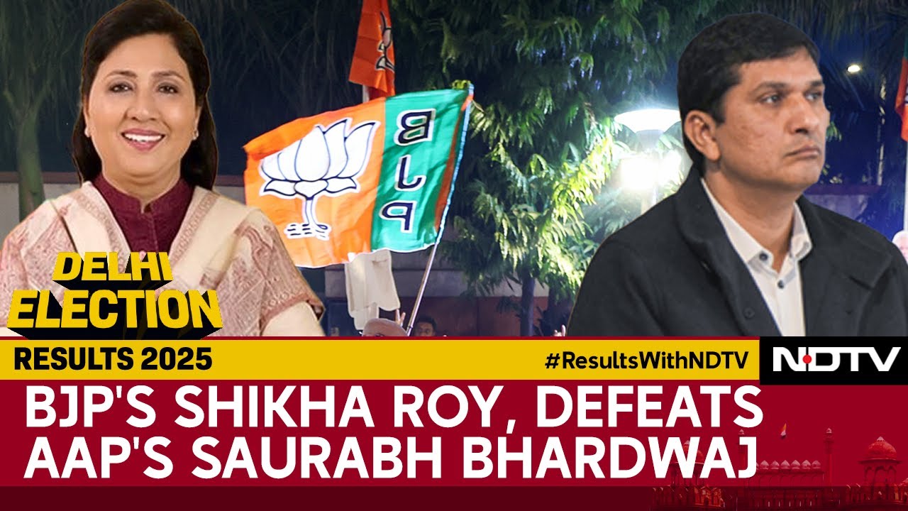 People Wanted Change": BJP's Shikha Roy, Who Defeated AAP's Saurabh Bhardwaj