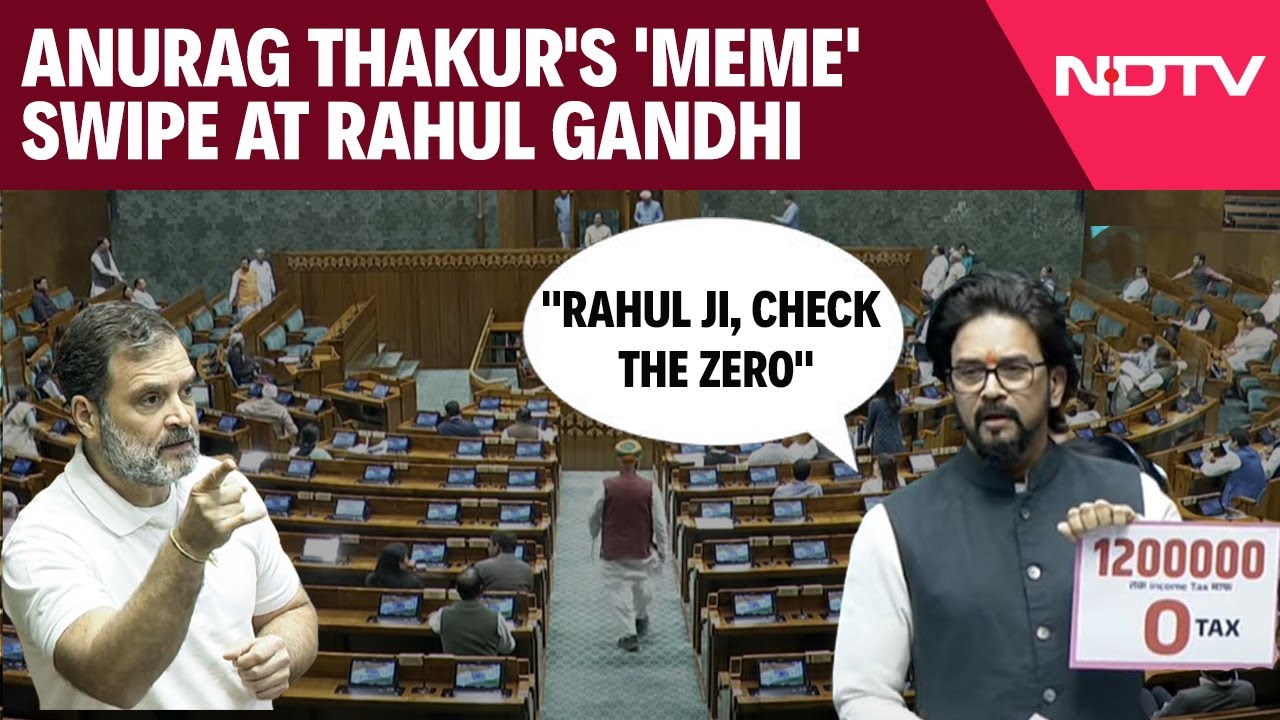 Delhi Election Results | Anurag Thakur's 'Meme' Swipe At Rahul Gandhi ...