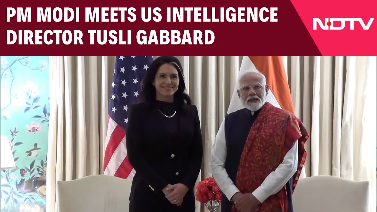 PM Modi In US | PM Modi Meets US' Newly Appointed National Intelligence ...