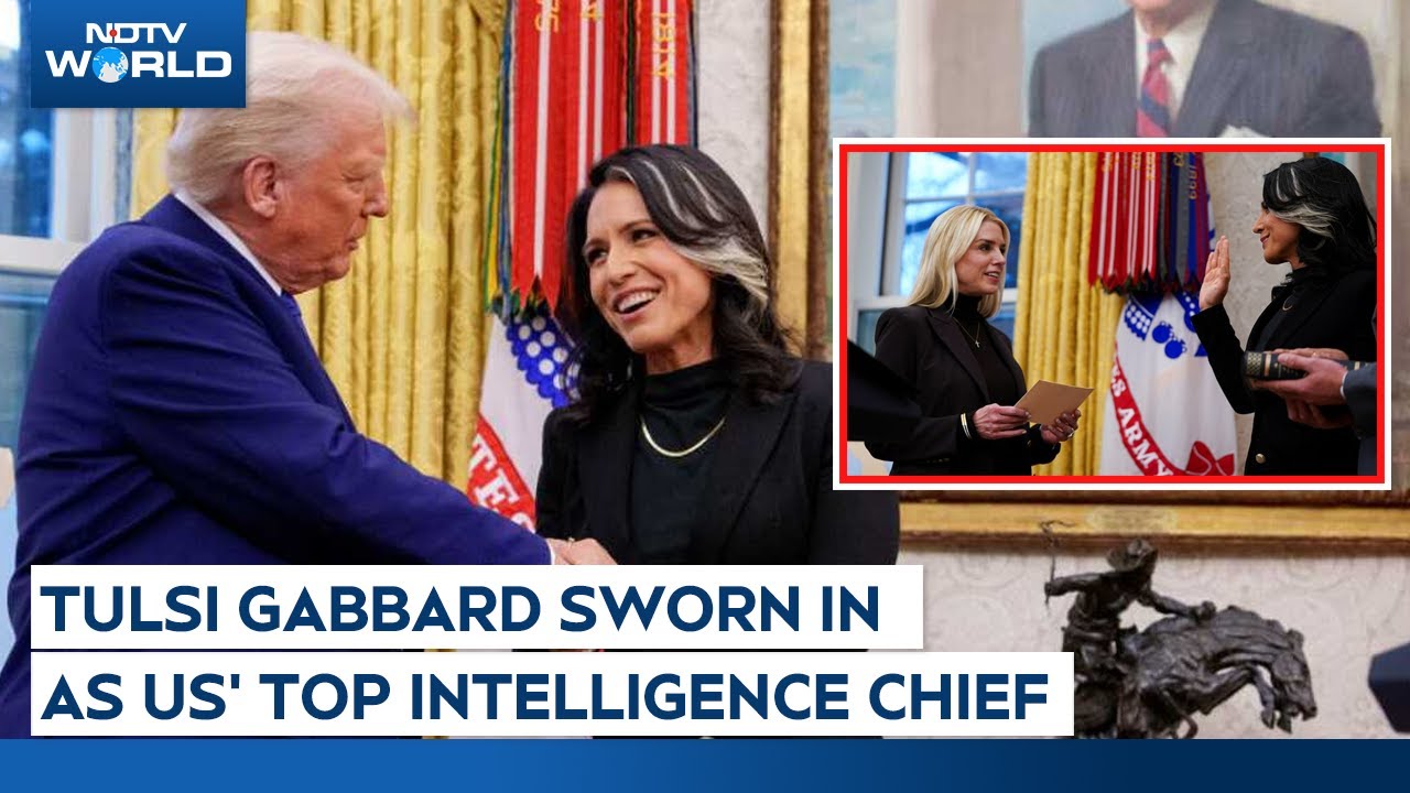 Tulsi Gabbard Sworn In As Trump’s Director Of National Intelligence