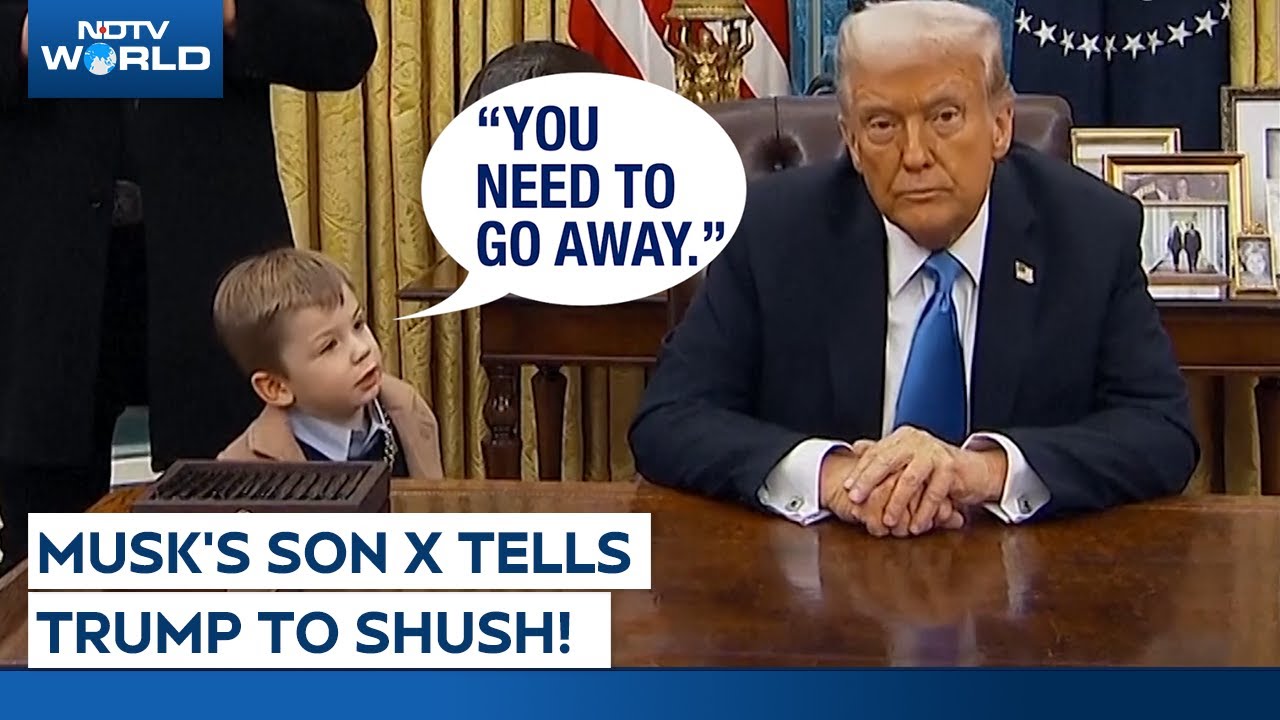 Elon Musk's Son X Æ Tells Donald Trump To 'Shush His Mouth'