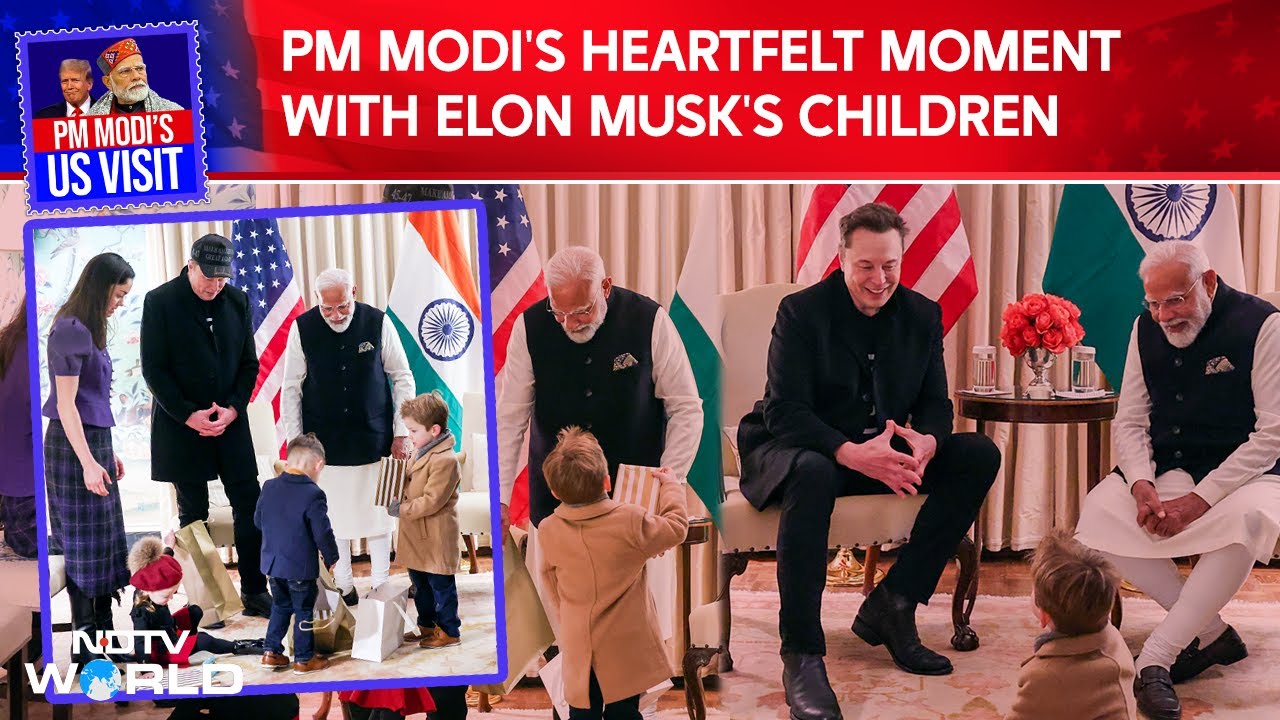 Modi With Elon Musk | PM Modi's Heartfelt Moment With Elon Musk's ...