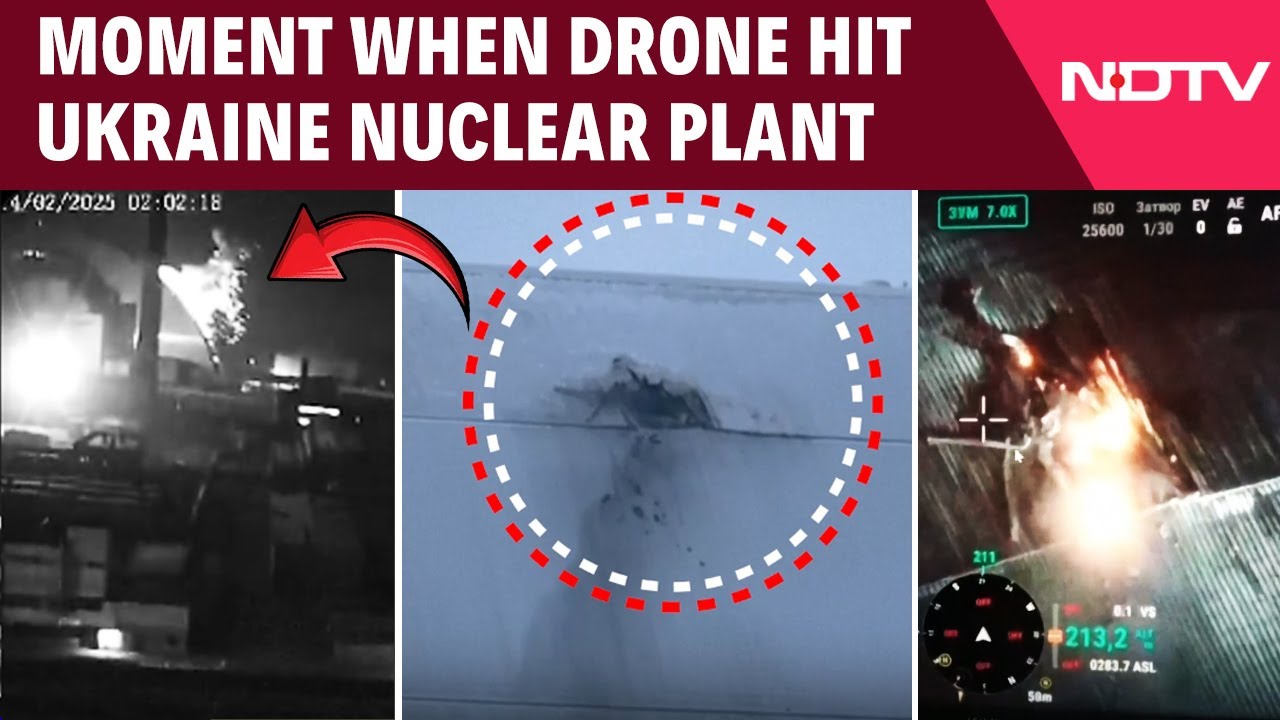 Russia Drone Strike | Drone Strikes Radiation Cover At Chernobyl ...