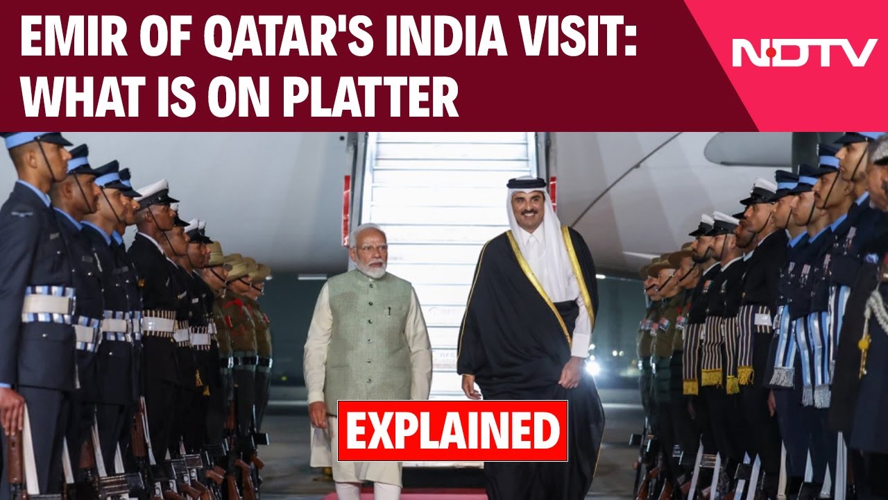 PM Modi Receives "Brother" Emir Of Qatar At Airport, What Is On Agenda