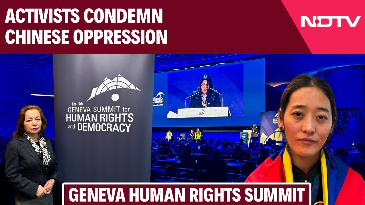 Activists Condemn Chinese Oppression At Geneva Human Rights Summit