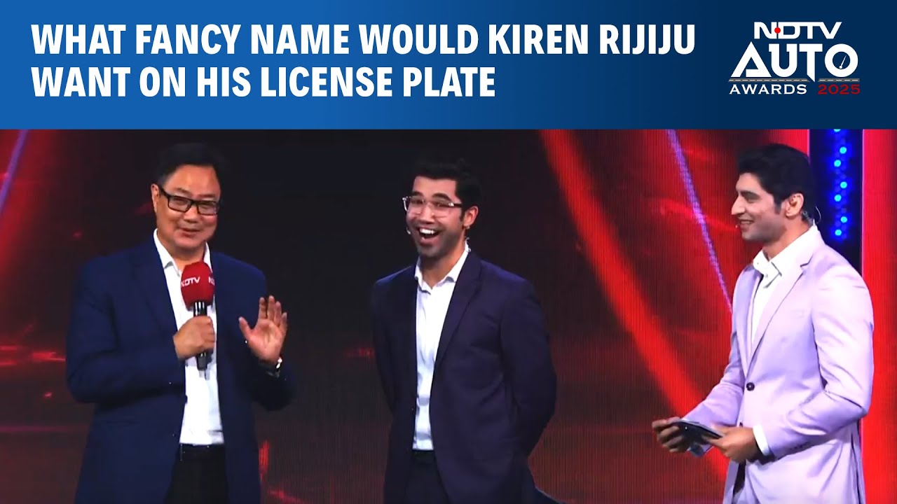 What Fancy Name Would Kiren Rijiju Want On His License Plate. This Is ...