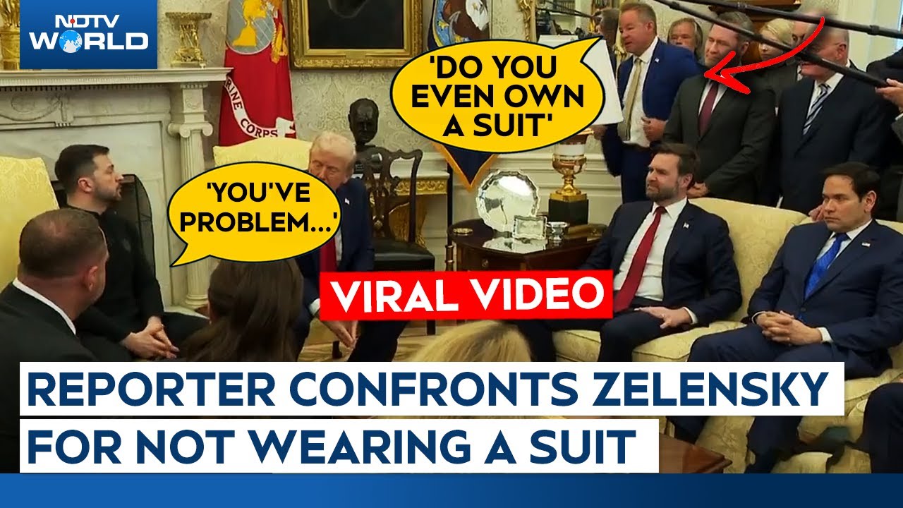 Before Trump Spat, Zelensky Was Asked Why He's Not Wearing Suit. His Reply