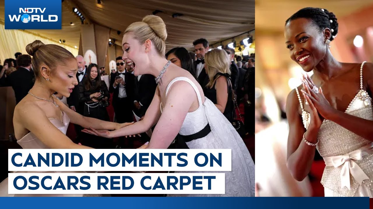 Watch Celebriies' Candid Moments From Oscars 2025 Red Carpet