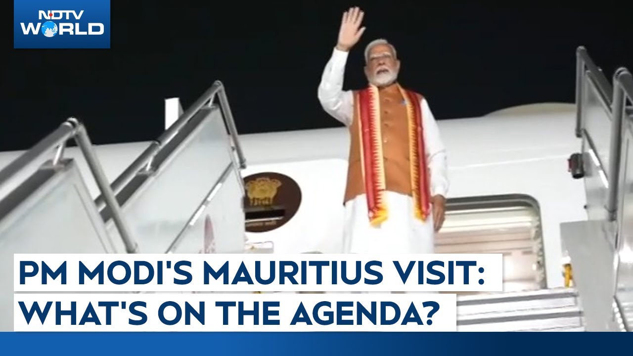 PM Modi Mauritius Visit | PM Modi's 2-Day Visit To Mauritius Begins