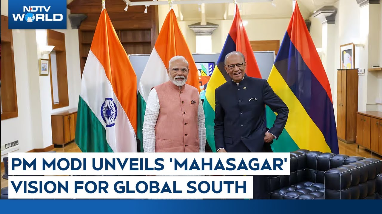 PM Modi Unveils 'Mahasagar' Vision For Global South