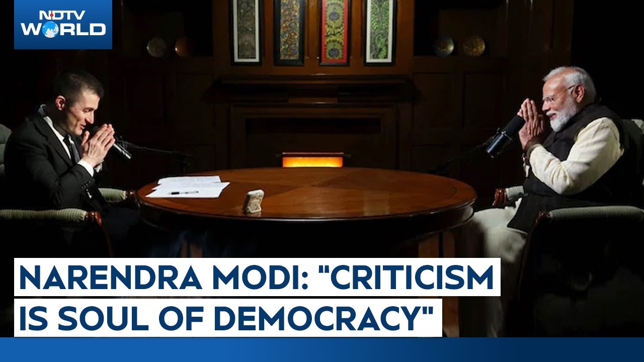 "Criticism Is Soul Of Democracy": PM Modi On Lex Fridman Podcast