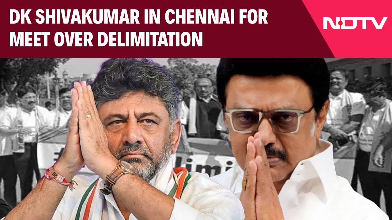DK Shivakumar Arrives In Chennai Ahead Of 1st Joint Action Committee Meet Over Delimitation