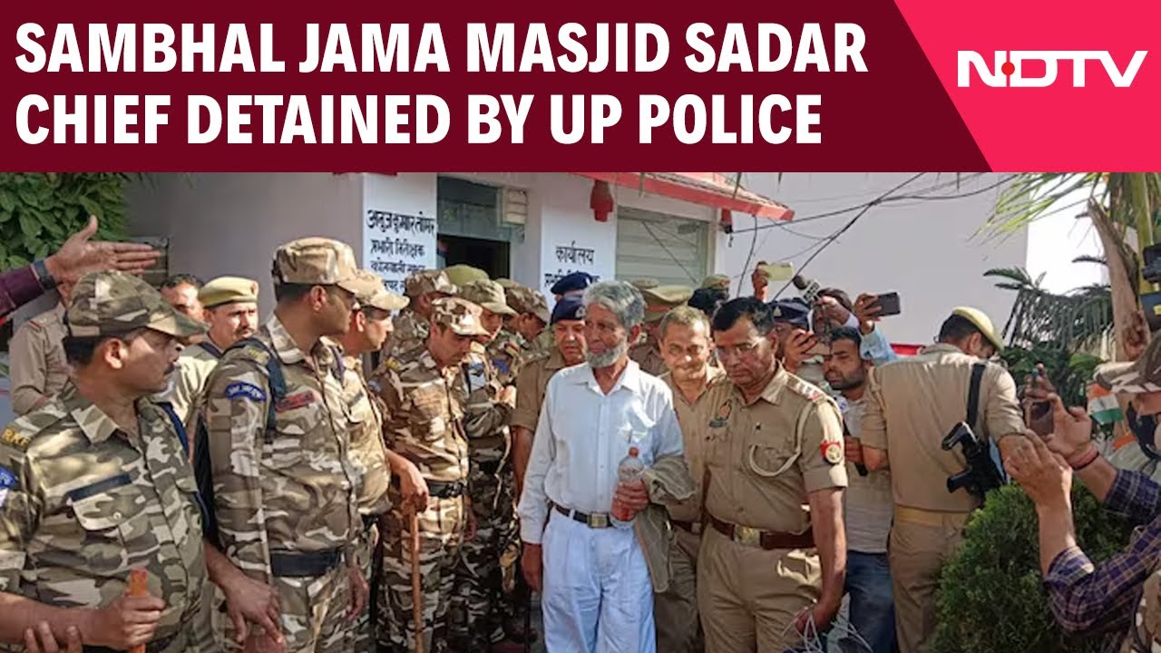 Sambhal's Jama Masjid Sadar Chief Zafar Ali Summoned For Questioning ...