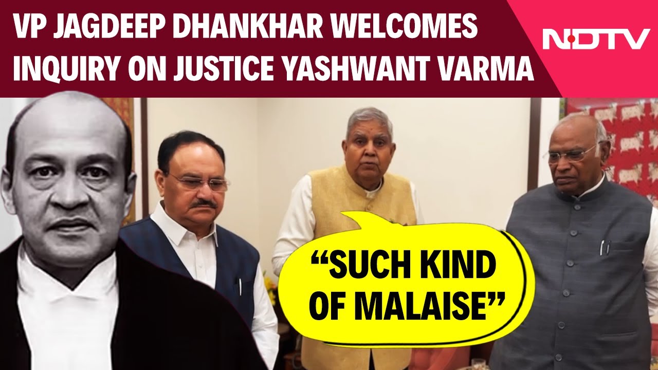 Jagdeep Dhankhar: "Such Kind of Malaise Needs to Be Eradicated"